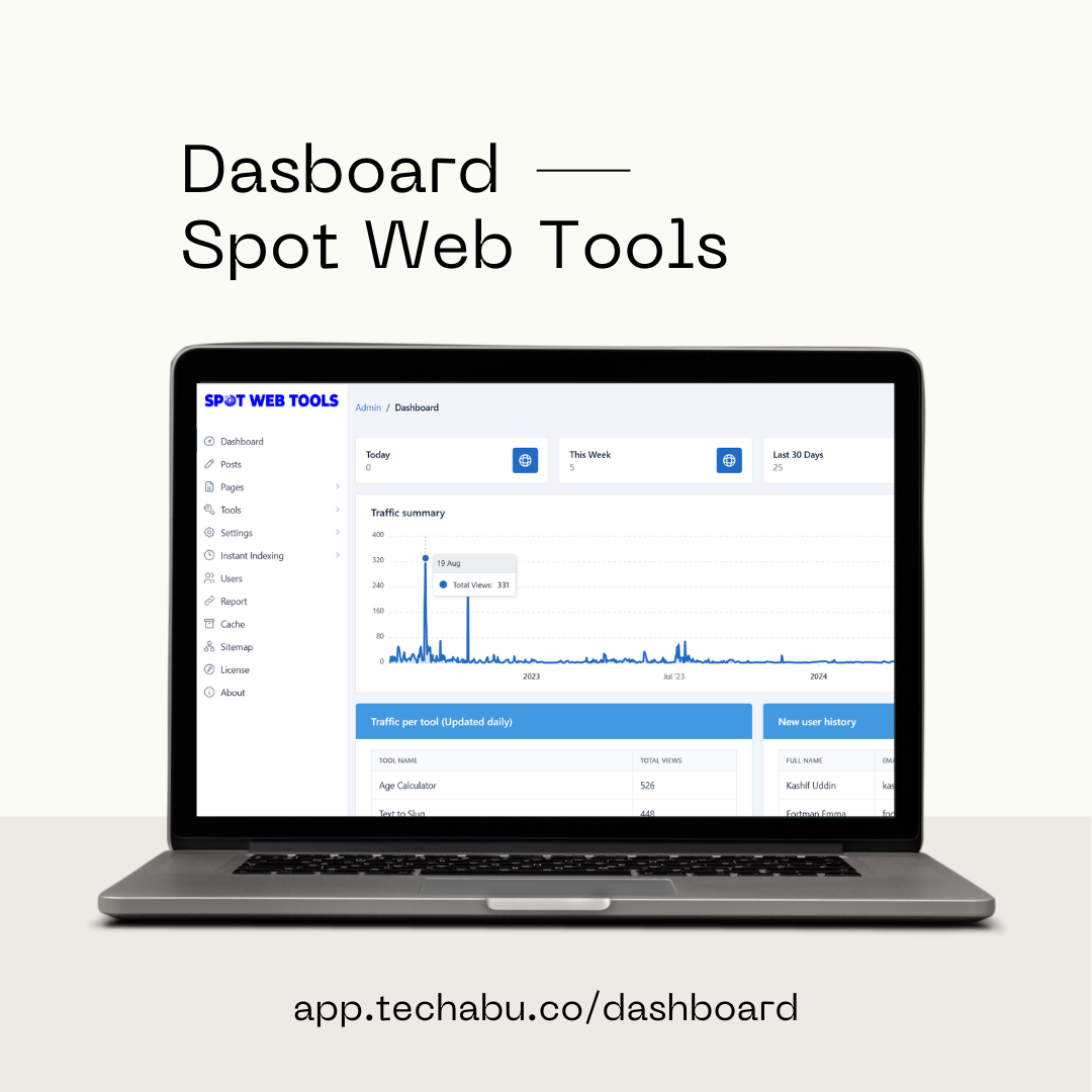 Spot Web Tools - HindukushSoft Technologies