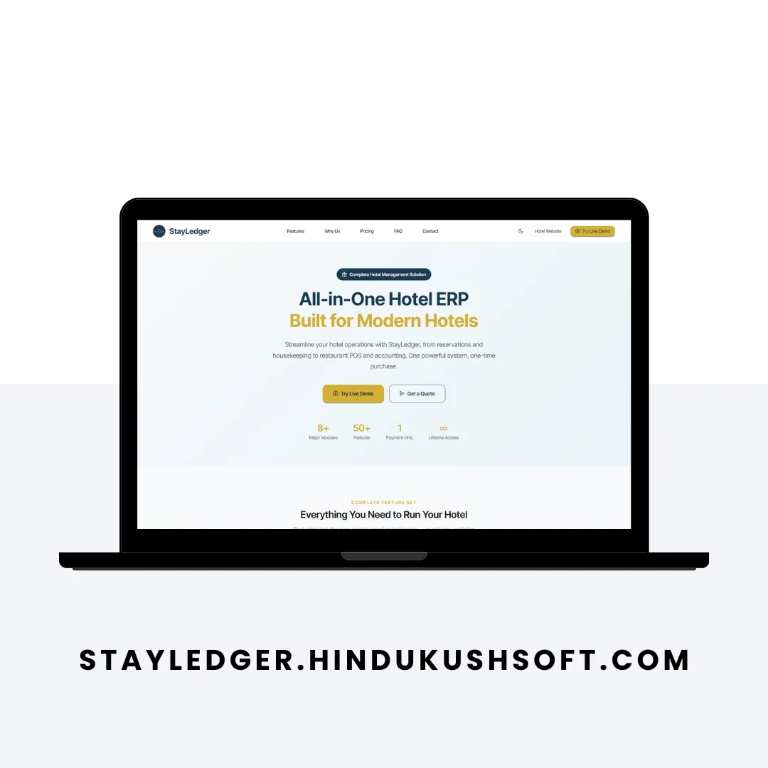 StayLedger - HindukushSoft Technologies